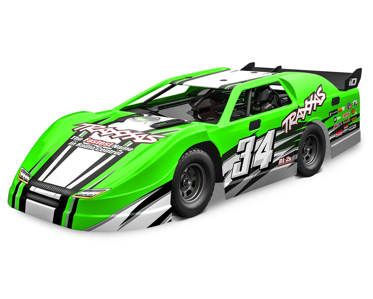 Traxxas Slash® Late Model 1/10 RTR 2WD Dirt Oval Racer (Green) w/TQ 2.